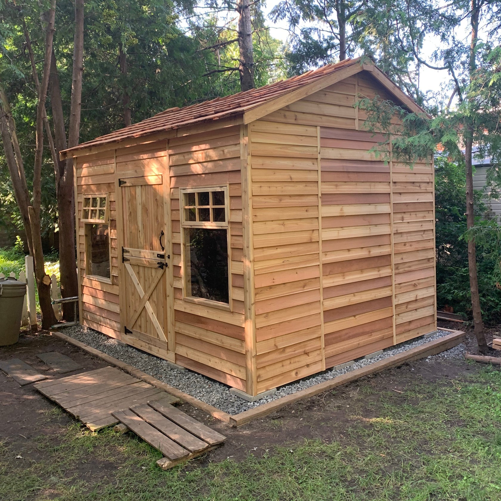 Small Cedar Cabin Kits, DIY Backyard Shed Plans | Cedarshed USA