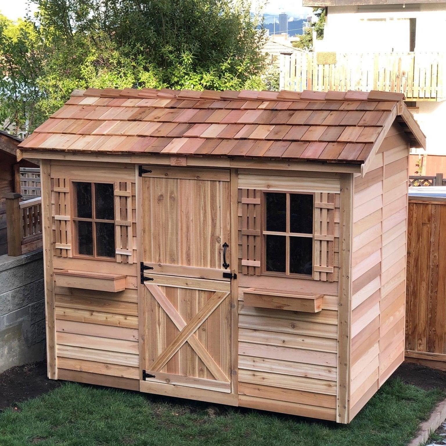 Garden Sheds, Cedar Kits, Storage Sheds, Red Cedar Buildings ...