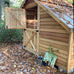 Small Cedar Greenhouse Kits, Wooden Greenhouse Sheds, Garden Sunhouse ...