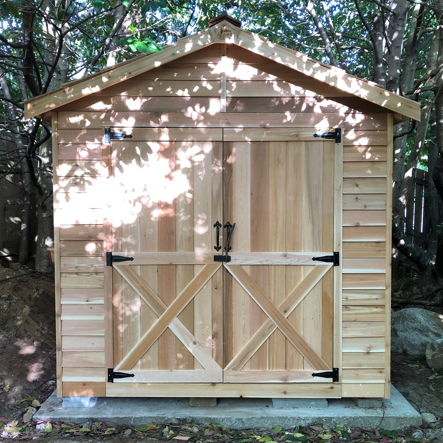 8x8 Wood Shed for Sale, Mini Tool Storage Shed Kits – Cedarshed USA