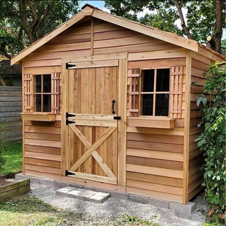 Cedar House Kits, Pre-Cut 10x12 Music Studio Sheds | – Cedarshed USA