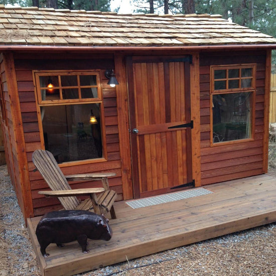 Small Cedar Cabin Kits, DIY Backyard Shed Plans | Cedarshed USA