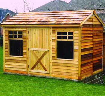 Garden Sheds, Cedar Kits, Storage Sheds, Red Cedar Buildings ...